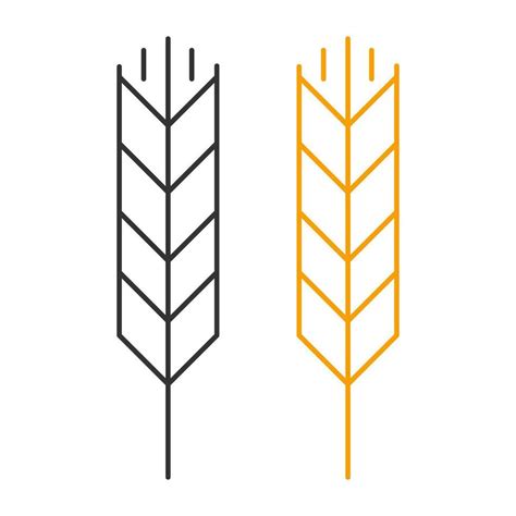 Wheat Icon Grain Symbol Sign Cereal Vector 34999808 Vector Art At