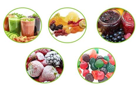 What Are Processed Food Products From Fruits