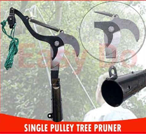 HIGH QUALITY SINGLE PULLEY TREE PRUNER WITH ROPE Rambutan Cutter Lazada