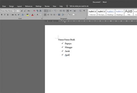 Cara Membuat Bullet And Numbering Di Word GudangnyaLink