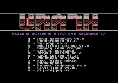 CSDb Ultimate Utilities By Wrath Designs 1991