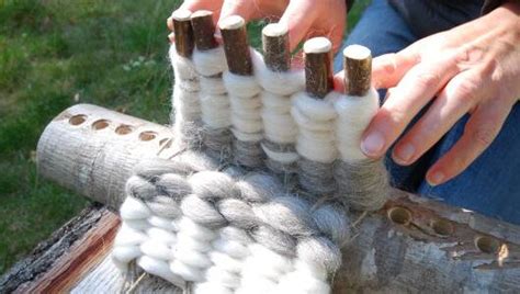 Weaving On A Rustic Peg Loom Activities Muddy Faces