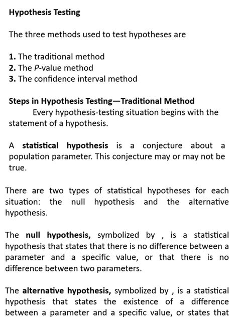 Xiv Hypothesis Testing Pdf Type I And Type Ii Errors Statistical Hypothesis Testing