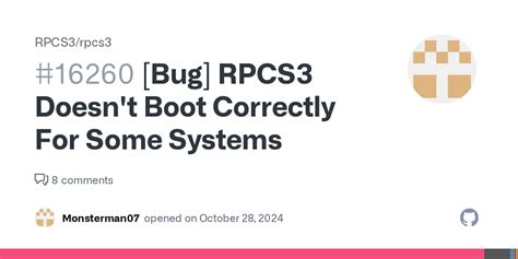 Bug RPCS3 Doesn T Boot Correctly For Some Systems Issue 16260 RPCS3 Rpcs3 GitHub