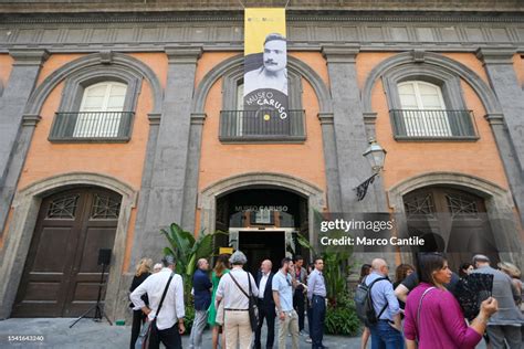 The Entrance Of The Caruso Museum Dedicated To The Famous Italian