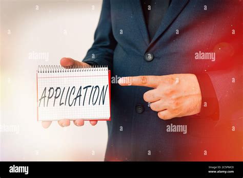 Handwriting Text Application Conceptual Photo An Order For Something