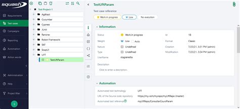 UFT Squash AUTOM And Squash DEVOPS Documentation
