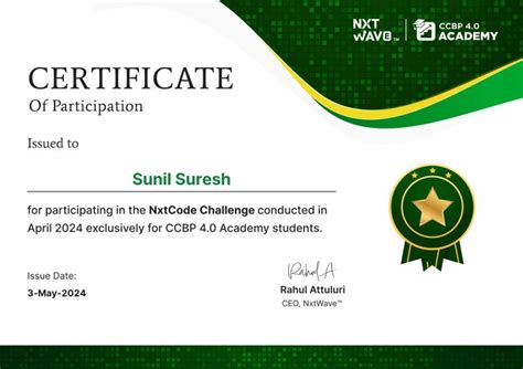 Sunil Suresh On Linkedin Codingchallenge Nxtwave Nxtcode Levelup