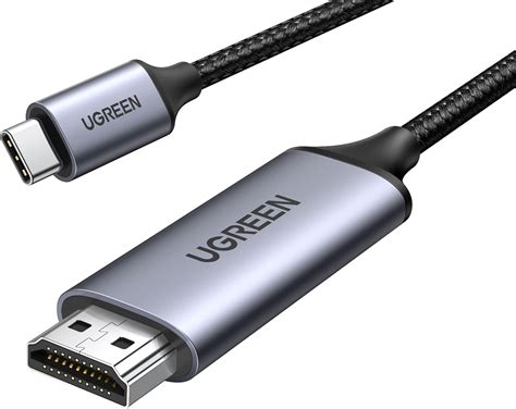 Ugreen 4k 60hz Usb C To Hdmi Cable 2m Type C Thunderbolt 4 3 Video Adapter For Home Office