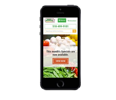 grocery store website design