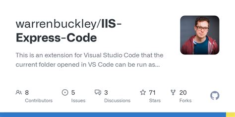 github warrenbuckley iis express code this is an extension for