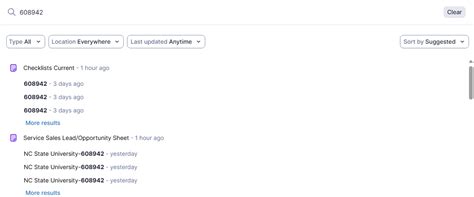 Search Not Returning Results From Some Sheets Smartsheet Community