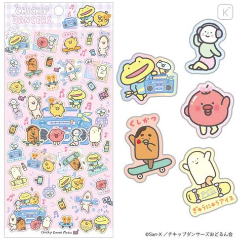 Japan San X Sticker Sheet Chickip Dancers Music A Kawaii Limited
