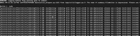 Userwarning Indexing With Dtype Torch Uint Is Now Deprecated Please Use A Dtype Torch Bool