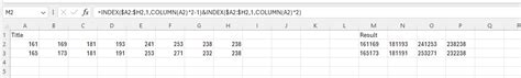 Excel Concatenate From Reference Columns 2 Across Entire Table Super User