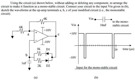 Solved Using The Circuit As Shown Below Without Adding Or Deleting