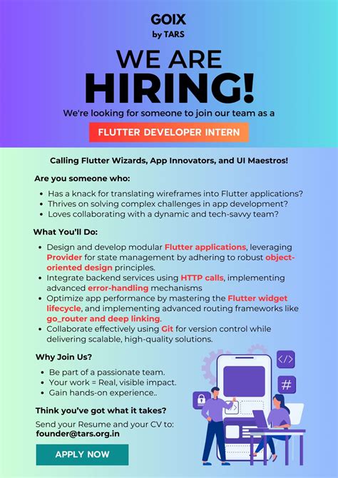 Rohith Kumar R On Linkedin Flutterdev Flutter Wearehiring Techinternship Coding Goix