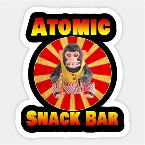 The Atomic Monkey Weird Sticker Teepublic