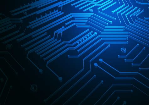 하이테크 디지털 데이터 연결 시스템 및 컴퓨터 전자 설계를 사용한 회로 기술 배경 프리미엄 벡터