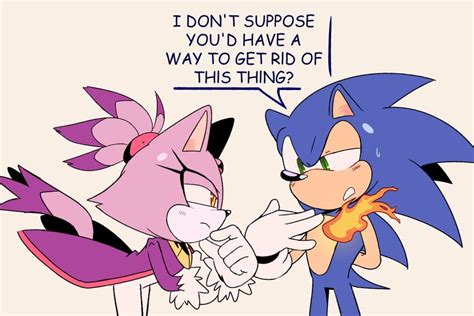 Sonic The Hedgehog And Blaze The Cat Sonic And More Drawn By Stellarspin Danbooru