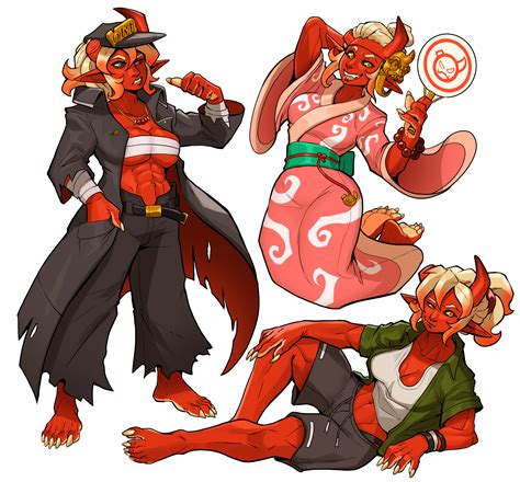 Oni Outfits 01 By Cee Haz On Newgrounds
