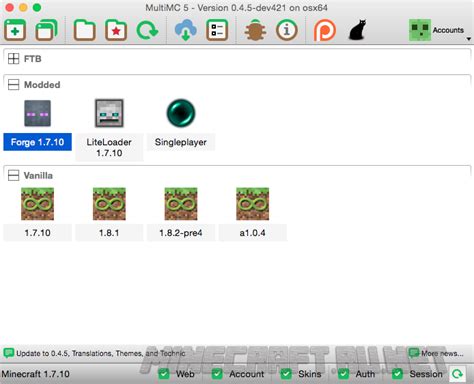 MultiMc 5 V 0 4 7 Launchers MC PC NET Minecraft Downloads
