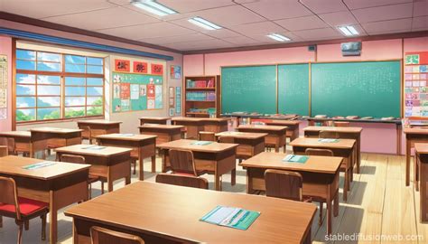 Classic Japan Classroom Background Prompts Stable Diffusion Online