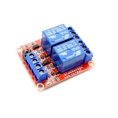 2 Channel 12V High And Low Level Trigger Relay Module Robu In Indian Online Store RC Hobby