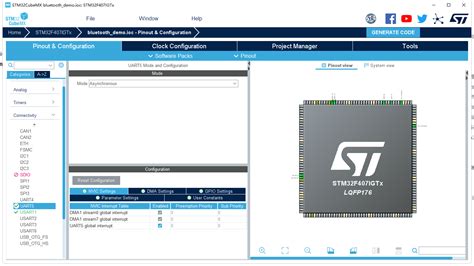 基于stm32cubemx，hal库蓝牙通信stm32单片机的蓝牙通讯代码 Csdn博客