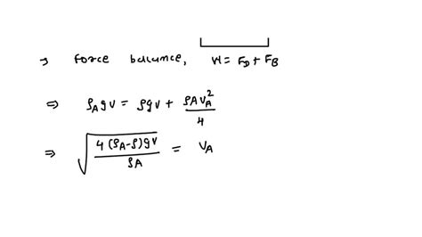 Solved For Free Settling Of Spherical Particles How The Particle