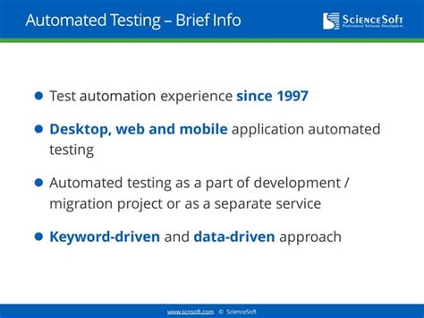 Automated Testing Services Pptx