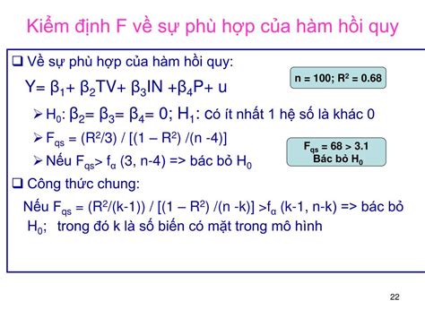 PPT KINH TẾ LƯỢNG CHƯƠNG TRÌNH NÂNG CAO PowerPoint Presentation ID