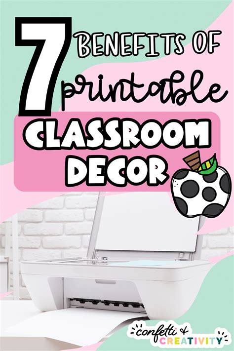 7 Unbelievable Benefits Of Printable Classroom Decor Confetti And Creativity