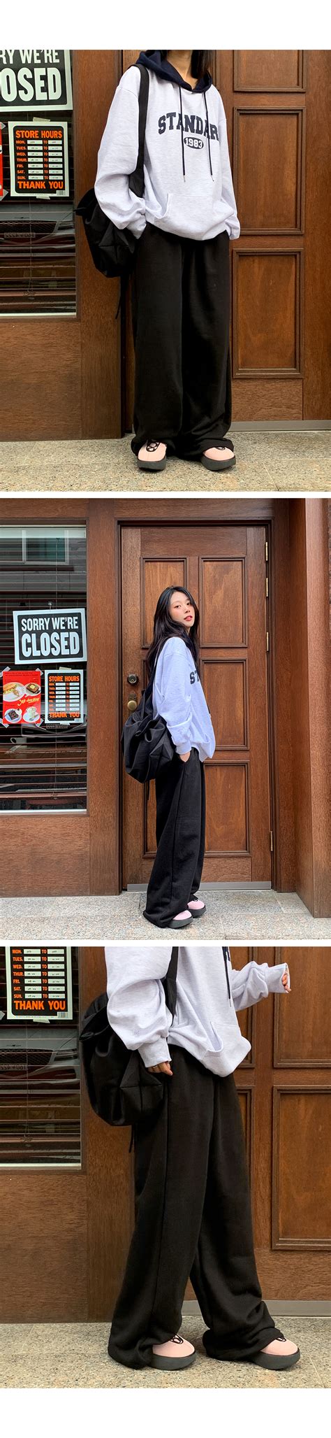 Made 파인딩 스트링 와이드 밴딩 팬츠공용 4 Color Made 파인딩 스트링 와이드 밴딩 팬츠공용 4 Color