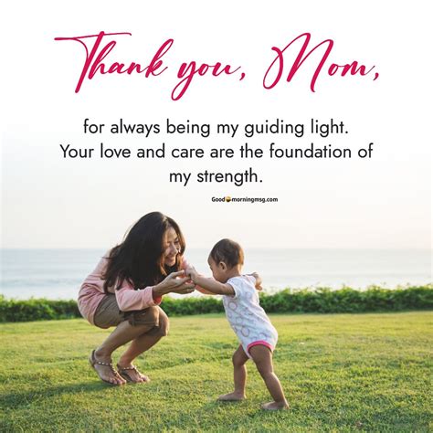 70 Heartfelt Thank You Mom Quotes Wishes And Messages Goodmorningmsg