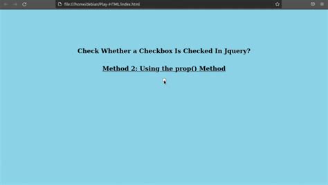How To Check If A Checkbox Is Checked In Jquery — Full Guide