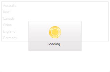 WPF BusyIndicator Getting Started Telerik UI For WPF