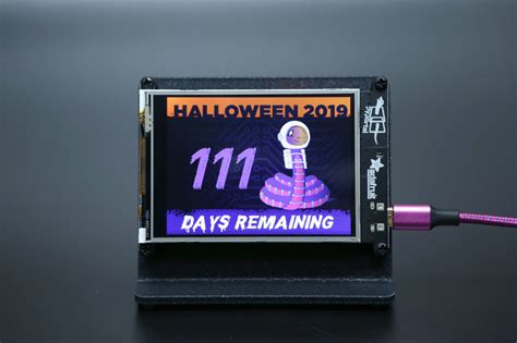 new guide pyportal halloween countdown adafruitlearningsystem