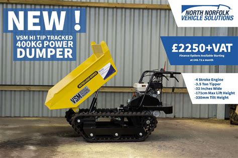 new vsm hi tip tracked north norfolk vehicle solutions