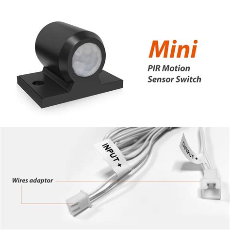 12v Sensor Switch Bar Lamp 12v Auto Sensor Short Cable Ceiling Light 12v Mini Auto Switch