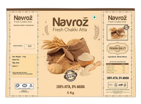 Atta Packaging Pouches At Rs 195kg Rotogravure Printed Pouches In Kolkata Id 2849405782373