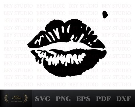 Marilyn Monroe Lips Svg Marilyn Monroe Svg Lips Svg Svg Png Pdf