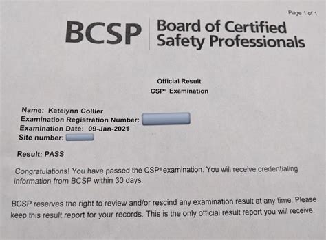 Katelynn De La Torre Csp On Linkedin Today I Passed My Csp Exam I Am So Proud To Achieve This