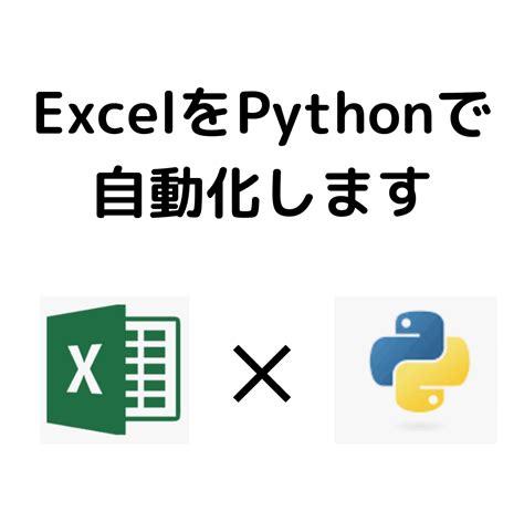 Excelの自動化をpythonで実現します 単純・面倒なexcel作業を自動化します ココナラ