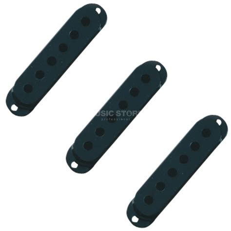 Fender Pickup Cover Stratocaster Black 3 Stück Deutschland