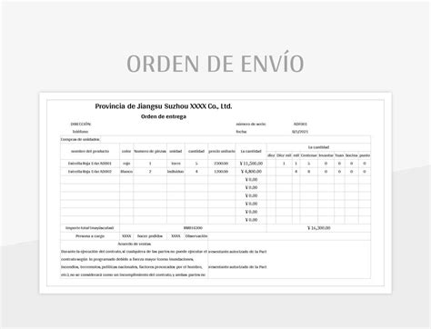 Plantilla de Formato Excel Calendario De Entregas y Hoja de Cálculo de ...