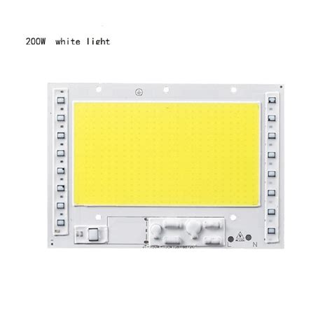 HiMiss 100W 150W 200W 220V Driverless COB LED Lamp Bead For Outdoor Lighting Walmart Com