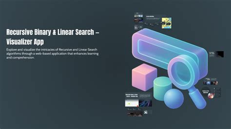 Recursive Binary And Linear Search — Visualizer App By Buddy Love The Way