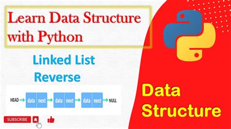 Data Structure With Python Reverse Of Linked List In Python In Hindi