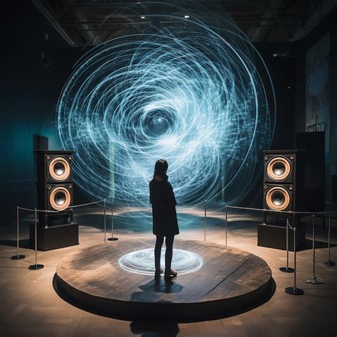 premium photo visualizing the science of physics sound waves in action